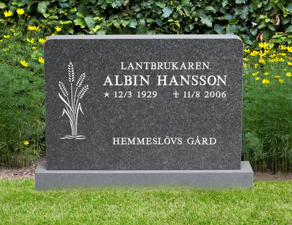 Gravsten 24 B | Nilssons Stenhuggeri & Gravvårdsfabrik AB Gravstenar